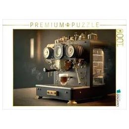 Calvendo Puzzle Steam-Punk Kaffeemaschine 1000 Teile Lege-Gr&ouml;&szlig;e 64x48cm Foto-Puzzle f&uuml;r gl&uuml;ckliche Stunden