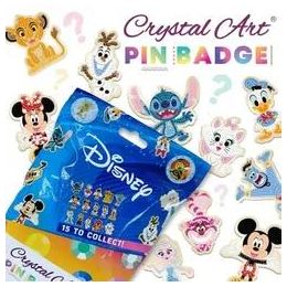 CRAFT Buddy CAPIN-31DNY01 - Crystal Art Pin Badges, Disney-Anstecknadel, 1 St&uuml;ck, Series One, Bastelset, Diamond Painting