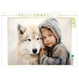 Calvendo Puzzle Ein Motiv aus dem Kalender "Kinder und Tiere" 1000 Teile Lege-Gr&ouml;&szlig;e 64x48cm Foto-Puzzle f&uuml;r gl&uuml;ckliche Stunden