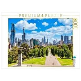 Calvendo Puzzle Melbourne - Central Business District 1000 Teile Lege-Gr&ouml;&szlig;e 64x48cm Foto-Puzzle f&uuml;r gl&uuml;ckliche Stunden