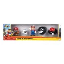 Jakks Pacific Nintendo Super Mario Mario Odyssey 5er Pack, 6 cm