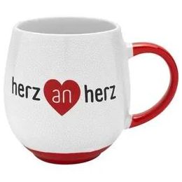 Sheepworld Tasse Motiv "Herz an Herz"
