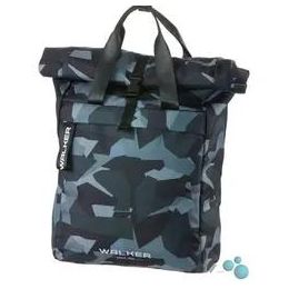 WALKER Rucksack Roll Top camo anthrazit 29x38x15cm
