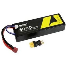 Amewi Modellbau-Akkupack (LiPo) 7.4V 5000 mAh Zellen-Zahl: 2 Hardcase Deans