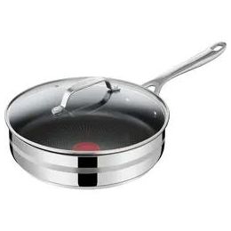 Schmorpfanne Tefal "Jamie Oliver Cook Smart, &Oslash; 25 cm, Pfanne Induktion, Thermo-Signal", silber (edelstahlfarben), B:26,4cm H:7cm L:46cm &Oslash;:25cm, Pfannen, Schmorpfanne, Antihaftversiegelung, geeignet f&uuml;r alle Herdarten, E31033