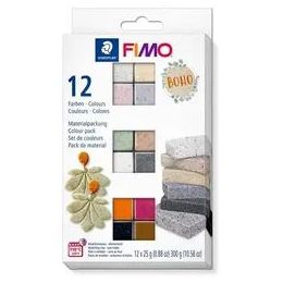 Staedtler FIMO effect Colour pack 8013, FIMO effect Boho Colours, 12 Halbbl&ouml;cken &aacute; 25 g, 8013 C12-5