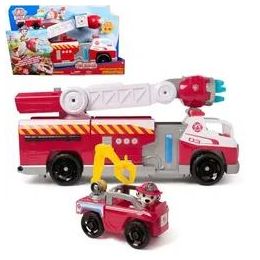 Spin Master PAW Patrol Fire Rescue - Marshalls Deluxe Feuerwehr-Truck, 50 cm lang, mit Marshall Hundefigur