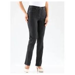 5-Pocket-Jeans Casual Looks, Damen, Gr. 54, Normalgr&ouml;&szlig;en, schwarz (schwarz, denim), 78% Baumwolle, 20% Polyester, 2% Elasthan, unifarben, lang, Jeans 5-Pocket-Jeans, Topseller