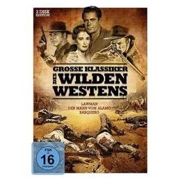 Spirit Media Gro&szlig;e Klassiker des Wilden Westens - Lawman, Der Mann vom Alamo, Barquero (3 DVDs)