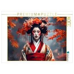 Calvendo Puzzle Geisha im Herbst 2000 Teile Lege-Gr&ouml;&szlig;e 90x67cm Foto-Puzzle f&uuml;r gl&uuml;ckliche Stunden