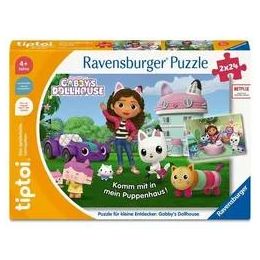 Ravensburger tiptoi&reg; Puzzle f&uuml;r kleine Entdecker Gabby&rsquo;s Dollhouse - 2x24 Teile