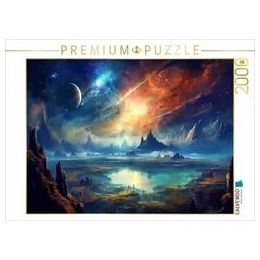 Calvendo Puzzle Science Fiction - Reise zu fremden Planeten - Wilde Oberfl&auml;che 2000 Teile Lege-Gr&ouml;&szlig;e 90x67cm Foto-Puzzle f&uuml;r gl&uuml;ckliche Stunden