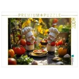 Calvendo Puzzle Die Koch Gartenzwerge in der K&uuml;che 2000 Teile Lege-Gr&ouml;&szlig;e 90x67cm Foto-Puzzle f&uuml;r gl&uuml;ckliche Stunden