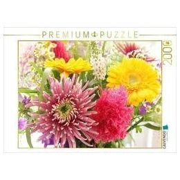 Calvendo Puzzle Bunte Mischung mit Chrysantheme 2000 Teile Lege-Gr&ouml;&szlig;e 90x67cm Foto-Puzzle f&uuml;r gl&uuml;ckliche Stunden