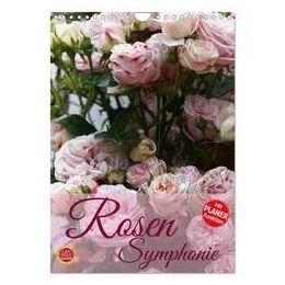 Rosen Symphonie (Wandkalender 2026 DIN A4 hoch), Calvendo Monatskalender