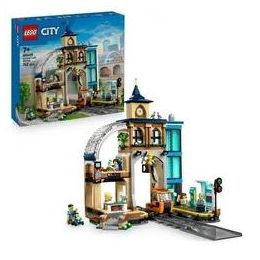 Lego City 60469 Hauptbahnhof, Eisenbahn Spielzeug f&uuml;r Kinder ab 7 Jahren