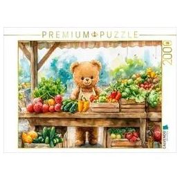 Calvendo Puzzle Teddy verkauft Obst auf dem Wochenmarkt 2000 Teile Lege-Gr&ouml;&szlig;e 90x67cm Foto-Puzzle f&uuml;r gl&uuml;ckliche Stunden
