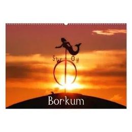 Borkum (Wandkalender 2026 DIN A2 quer), Calvendo Monatskalender