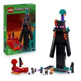 Lego Minecraft 21279 Der Enderman-Turm, Geschenk f&uuml;r Gamer ab 9 Jahren