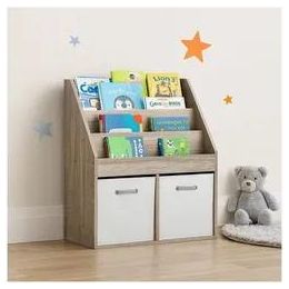 HTI-Living Kinderregal Aufbewahrungsregal mit 5 F&auml;chern B&uuml;cherregal f&uuml;r Kinderzimmer Sonoma