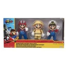 Jakks Pacific Nintendo Super Mario Mario Odyssey Set 3er Pack, 10 cm