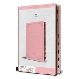 Biblia Rvr 1960 Letra Grande Tama&ntilde;o Manual, Piel Rosada Con &Iacute;ndice / Spanish Bible Rvr 1960 Handy Size Large Print Leathersoft Pink with Index