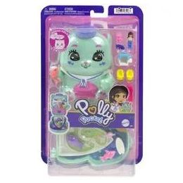 Mattel Polly Pocket Schatullen Spielsets mit Puppe, Haustier und Accessoires, Reisespielzeuge mit &Uuml;berraschungen