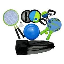 BEST Sporting Strandspiel Set 11-teilig blau/gr&uuml;n