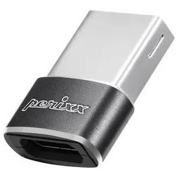 Perixx USB 2.0 Adapter [1x USB 2.0 Stecker A - 1x USB 2.0 Buchse C] PERIPRO-408