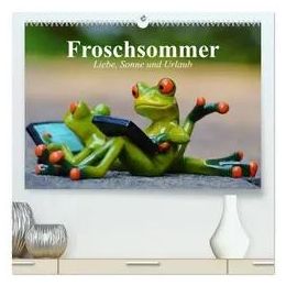 Calvendo Froschsommer. Liebe, Sonne und Urlaub (hochwertiger Premium Wandkalender 2026 DIN A2 quer), Kunstdruck in Hochglanz