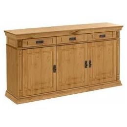 Sideboard OTTO HOME "Vinales", beige (natur), B:158cm H:83cm T:39cm, Massivholz, Sideboards, Sideboard, Kommode, Breite 158 cm