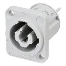 NEUTRIK NAC3MPXXB Netz-Steckverbinder powerCON Stecker, Einbau vertikal Gesamtpolzahl: 2 + PE 20 A Grau 1 St.