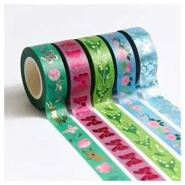 Rico Design Tape Set La Vie En Rose, Green /
