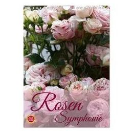 Rosen Symphonie (Wandkalender 2026 DIN A4 hoch), Calvendo Monatskalender