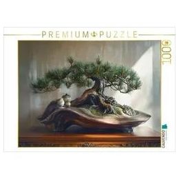 Calvendo Puzzle Wurzeln, die Geschichten erz&auml;hlen - Bonsai 1000 Teile Lege-Gr&ouml;&szlig;e 64x48cm Foto-Puzzle f&uuml;r gl&uuml;ckliche Stunden