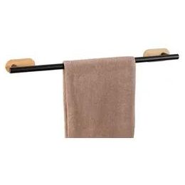 Wenko Turbo-Loc&reg; Badetuchstange Uno Mod. Orea Bamboo, 60 cm, Befestigen ohne bohren