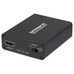 SpeaKa Professional Audio Extraktor SP-AE-H/TC-04v2 [HDMI - HDMI, Toslink, Klinke, Cinch] 3840 x 2160 Pixel