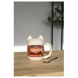Tee Becher mit Tee-Ei Katze