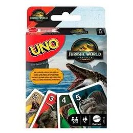 Mattel UNO Jurassic World Rebirth Kartenspiel f&uuml;r Kinder, Familien und Erwachsene