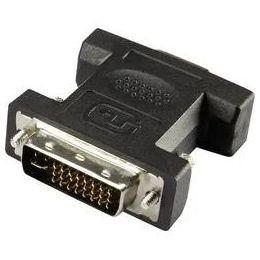 Renkforce RF-4212222 DVI / VGA Adapter [1x DVI-Stecker 24+5pol. - 1x VGA-Buchse] Schwarz