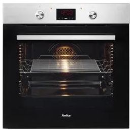 Amica Einbaubackofen "EBX 943 625 E", Energieeffizienz: A (A+++-D), silber (silberfarben), B:59,5cm H:59,5cm T:57,5cm, Back&ouml;fen, Schnell startklar, einfach sauber und angenehm sicher beim Backen, Einbaubackofen