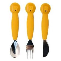 Trixie Kinderbesteck Set aus Silikon 3-teilig - Mr. Lion