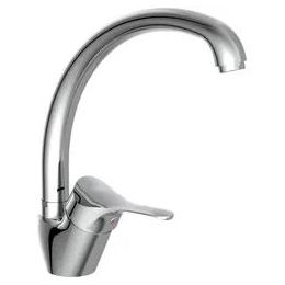 Sch&uuml;tte Sp&uuml;ltischarmatur SCH&Uuml;TTE "Attica", grau (chrom), B:10,5cm H:27,3cm T:22,5cm, Messing, Armaturen, 360 schwenkbarer Wasserhahn, Mischbatterie, Chrom, Hochdruck