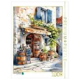 Calvendo Puzzle Ein h&uuml;bscher Weinladen im Herzen der Altstadt von Dubrovnik 1000 Teile Lege-Gr&ouml;&szlig;e 64x48cm Foto-Puzzle f&uuml;r gl&uuml;ckliche Stunden