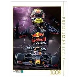 Calvendo Puzzle Max Verstappen - Formel 1 Weltmeister des Jahres 2021 1000 Teile Lege-Gr&ouml;&szlig;e 64x48cm Foto-Puzzle f&uuml;r gl&uuml;ckliche Stunden