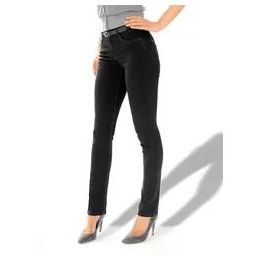 Stretch-Jeans Ascari, Damen, Gr. 40, Normalgr&ouml;&szlig;en, schwarz, 91% Baumwolle, 6% Polyester, 3% Elasthan, unifarben, lang, Jeans, Topseller