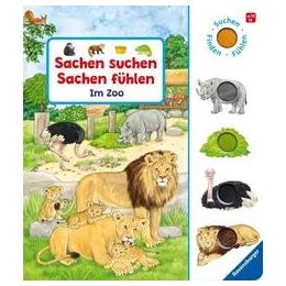 Ravensburger Sachen suchen, Sachen f&uuml;hlen: Im Zoo: Suchen, finden, f&uuml;hlen