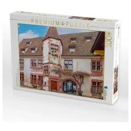 Calvendo Puzzle Historischer Turm mit Sonnenuhr 1000 Teile Lege-Gr&ouml;&szlig;e 64x48cm Foto-Puzzle f&uuml;r gl&uuml;ckliche Stunden