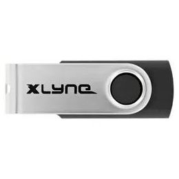 xlyne USB-Stick Retail 64GB Schwarz/Silber 7606400 USB-C&reg;