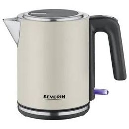 Severin 9577 Wasserkocher BPA-frei, Kontrollleuchte Beige, Schwarz